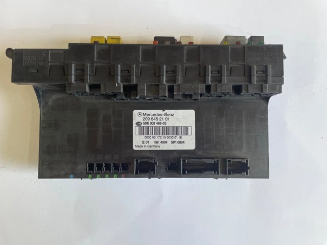 MERCEDES-BENZ W209 W203 FUSE box SAM module control unit A2095452101 ...