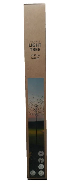 ALBERO LUMINOSO JYSK Aquarius LED Light Tree esterno interno 150 cm ...