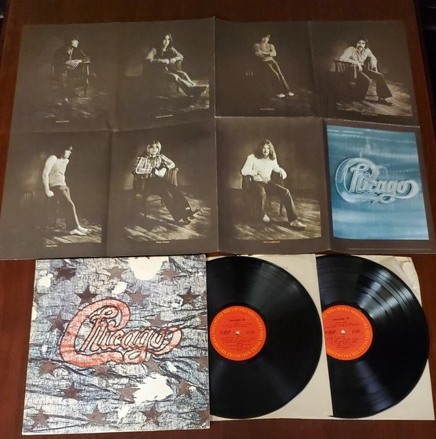 CHICAGO III 1970 2x LP vinyle vintage GF C2 30110 avec affiche et ...