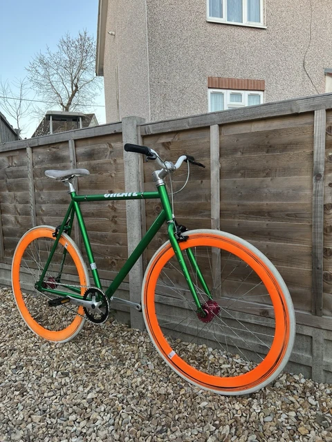 MEN’S GREEN CREATE Single Speed Road Bike 28 Wheels Ready To Ride £161. ...