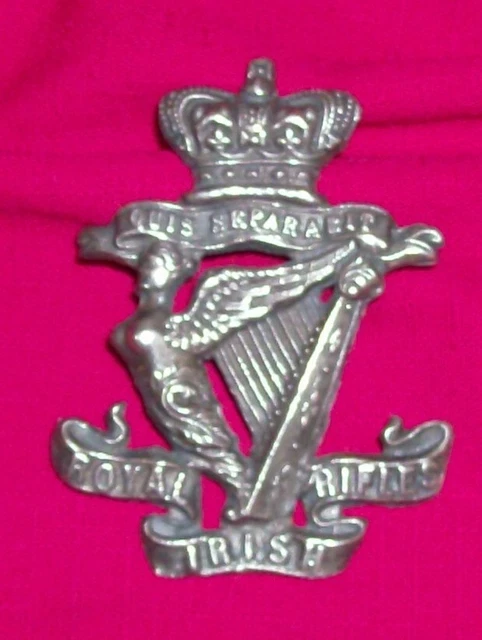 ROYAL IRISH RIFLES Victorian badge - REPRICED £118.31 - PicClick UK