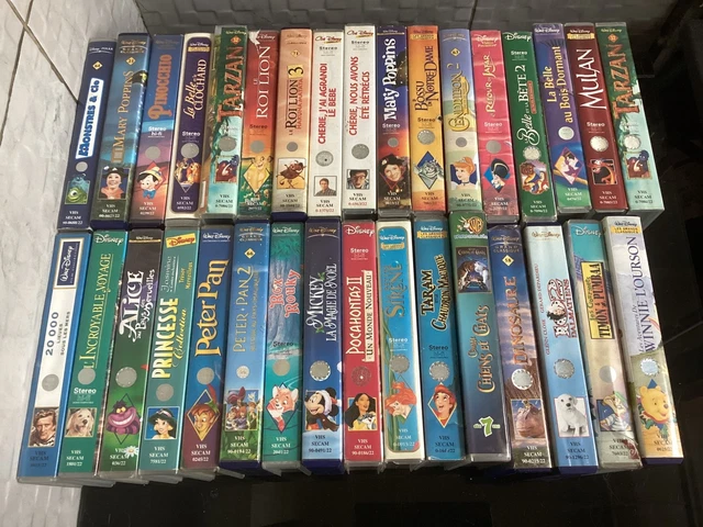 LOT DE 33 VHS Disney EUR 60,00 - PicClick FR