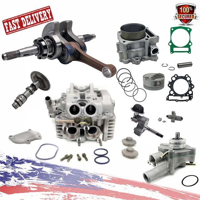 FOR HISUN 700 UTV Crankshaft Cylinder Head Rebuild Kit Qlink Big Muddy ...