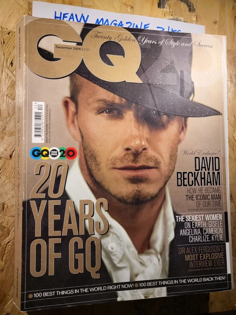 GQ MAGAZINE DECEMBER 2008 (878) 20 Years of GQ David Beckham Eva Mendes ...