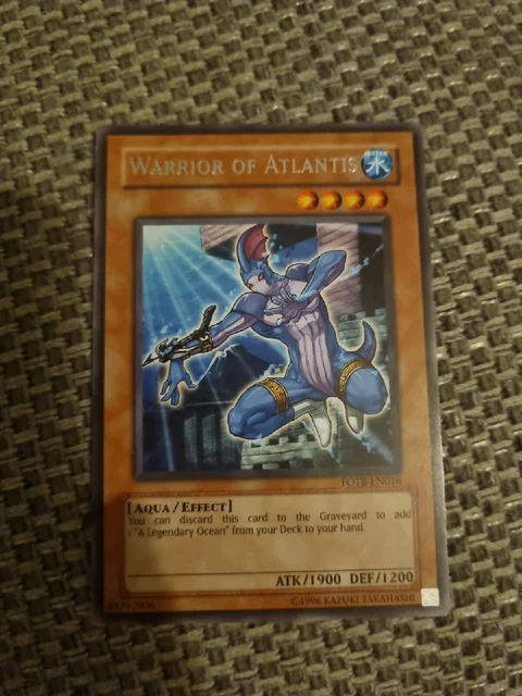 YU-GI-OH! TCG - Warrior Of Atlantis Fotb-En016 Rare Mixed Eds EUR 8,79 ...