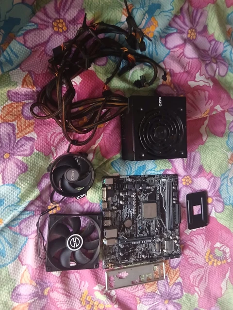 ASUS A320M-K MOBO+RYZEN 5 Processor,vega 500w Bronze Pw-s,fans. £1.16 ...