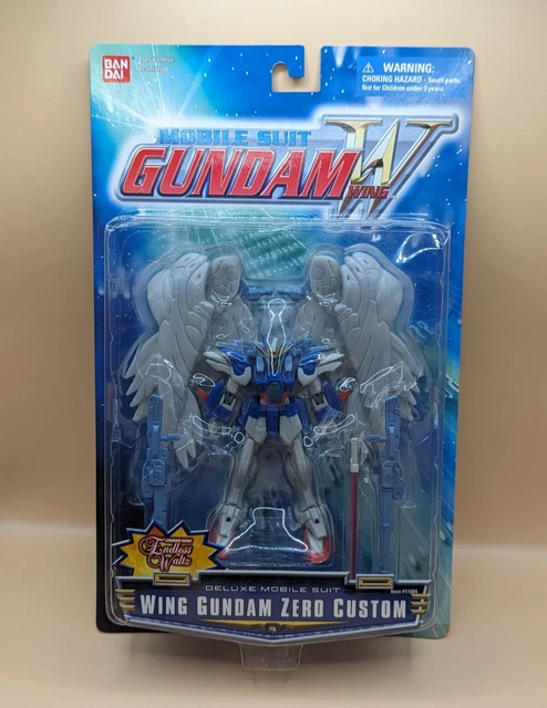 VINTAGE BANDAI MOBILE Suit Gundam WING GUNDAM ZERO CUSTOM Deluxe Action ...