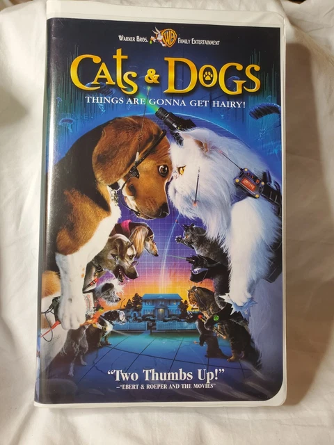 CATS AND DOGS (VHS, 2001, Clamshell) £2.38 - PicClick UK