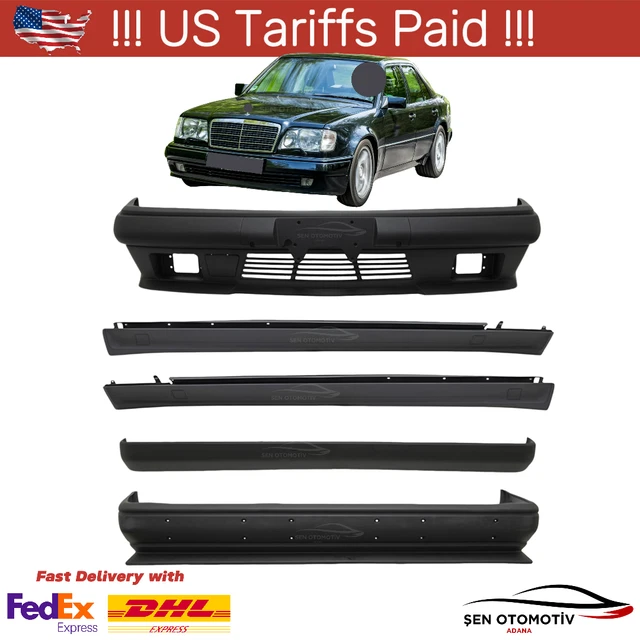 BODY KIT FOR Mercedes W124 AMG Style Gen1 85–95 Front Rear Bumpers Side ...