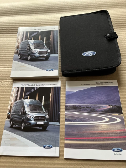 GENUINE FORD TRANSIT 2019-2024 Owners Manual Handbook Wallet Service ...