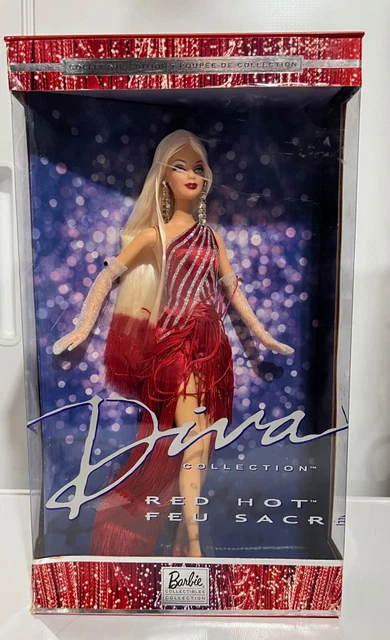 BARBIE DIVA COLLECTION Red Hot Diva Collector Edition 2002 Mattel NRFB ...