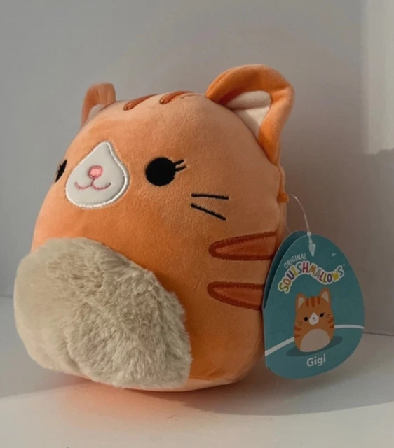BNWT GINGER CAT Squishmallow GiGi Squishmallow Cat Plush 7”|18cm Fuzzy ...