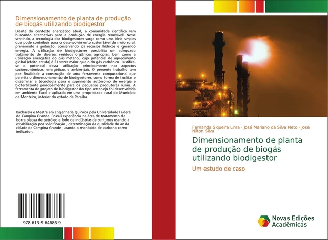 DIMENSIONAMENTO DE PLANTA de produção de biogás utilizando biodigestor ...