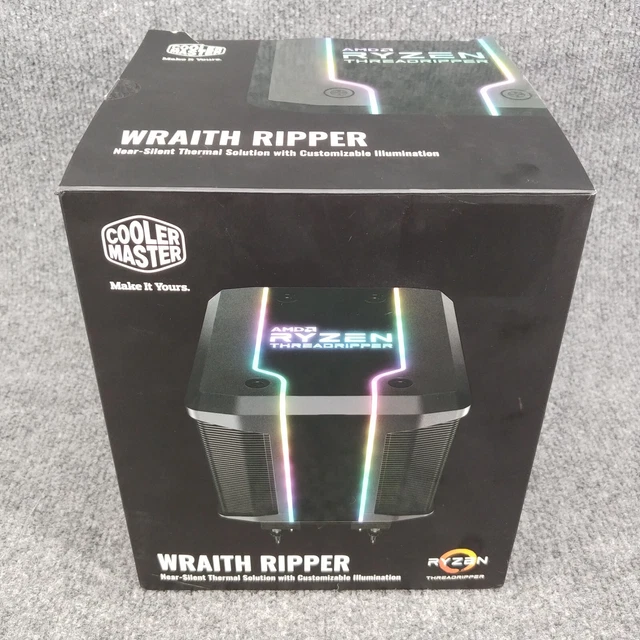 COOLER MASTER AMD Wraith Ripper ThreadRipper TR4 Addressable RGB CPU ...