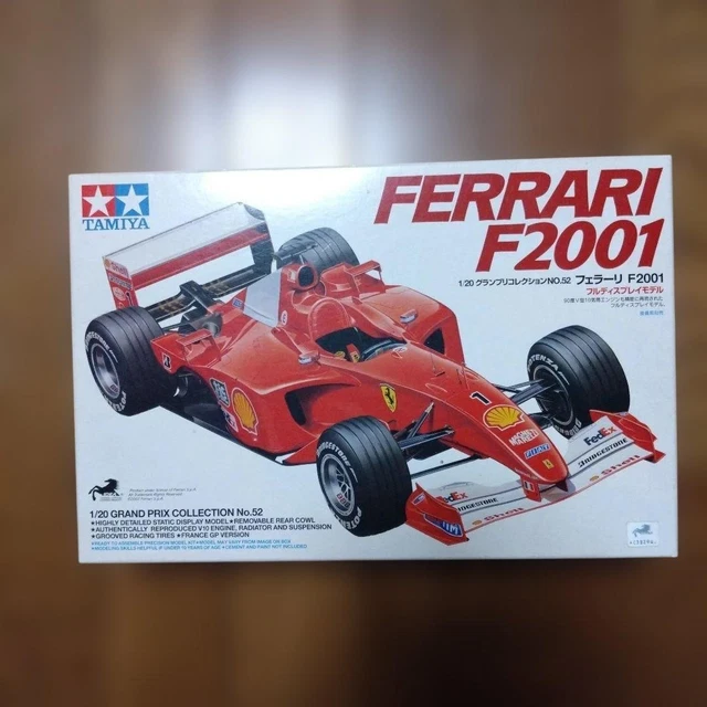 TAMIYA FERRARI F2001 1/20 Schumacher Model Kit £149.59 - PicClick UK