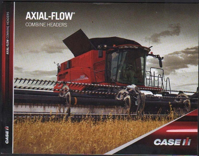 CASE IH AXIAL-FLOW Combine Headers Brochure Leaflet £6.50 - PicClick UK
