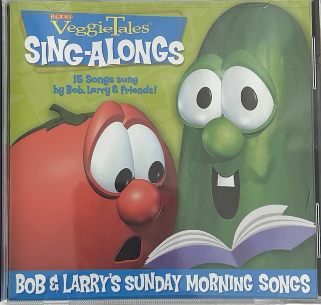 VEGGIETALES BOB AND Larry's Sunday Morning Songs Vintage 2001 Christian ...