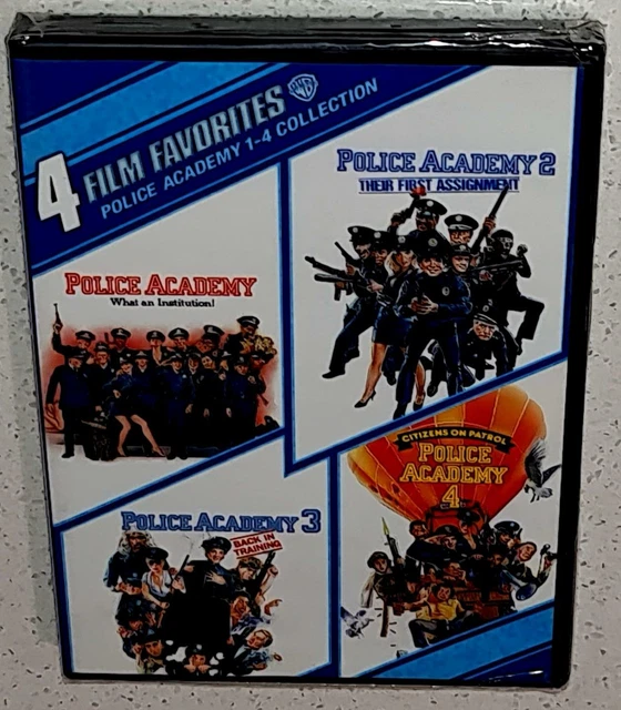 4 FILM FAVOURITES Police Academy 1 2 3 & 4 New Sealed R1 Dvd Set $36.99 ...