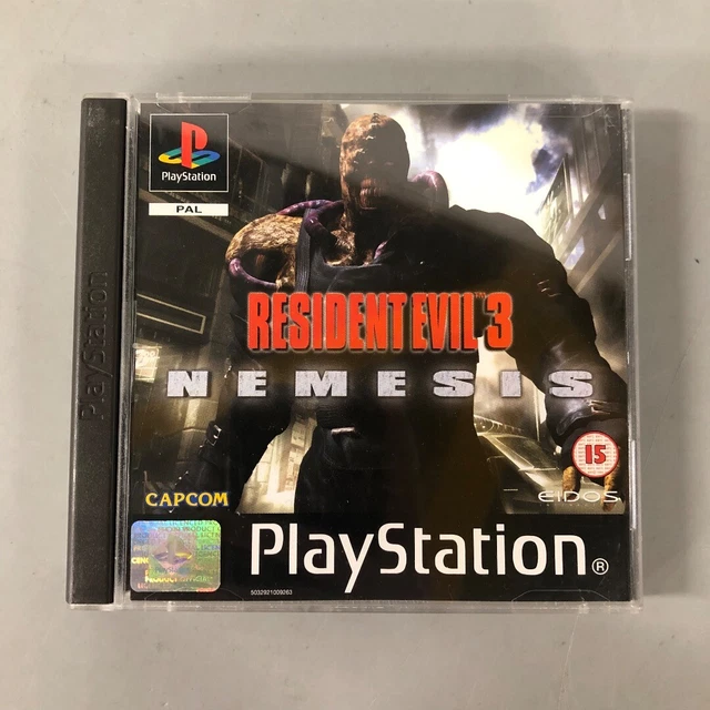SONY PLAYSTATION 1 Video Game Resident Evil 3 Nemesis Capcom Manual ...