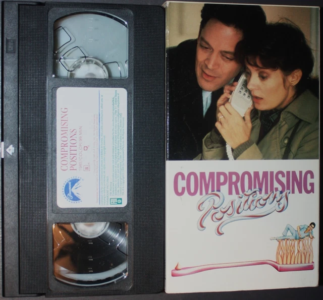 COMPROMISING POSITIONS (VHS) Susan Sarandon, Raul Julia. VG Cond. Rare ...