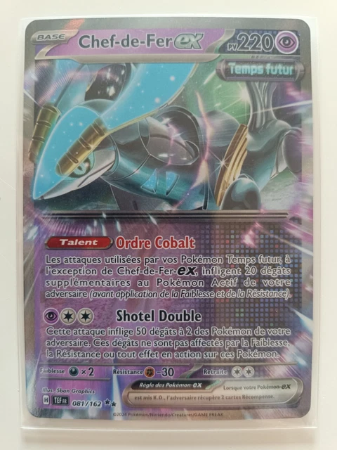 CHEF-DE-FER EX- EV5:FORCES Temporelles - 081/162 - Carte Pokémon ...