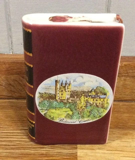 MINIATURE CERAMIC BOOK bottle, BALMORAL CASTLE🏴󠁧󠁢󠁳󠁣󠁴󠁿 £21.50 - PicClick UK