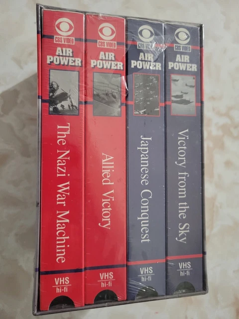 AIR POWER WORLD War II Set VHS Tapes CBS Video Vintage 1995 NEW Sealed ...