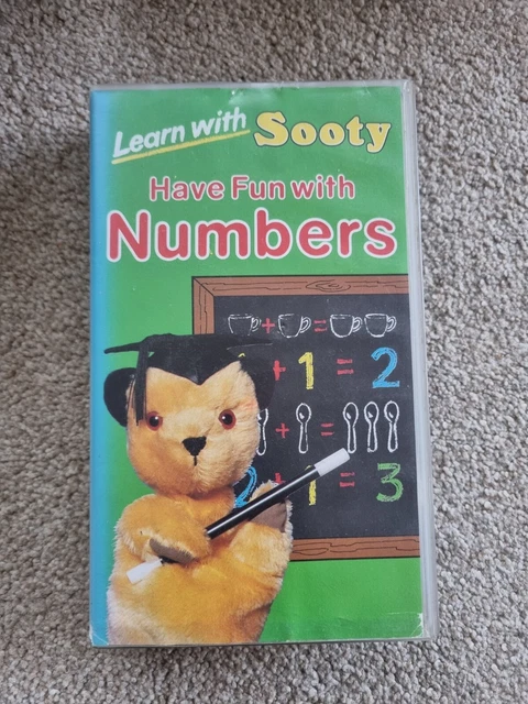 LEARN WITH SOOTY: Have Fun With Numbers - 1989 OOP VHS | £6.00 ...