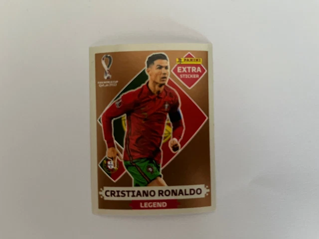 PANINI FIFA WORLD Cup Qatar 2022 Cristiano Ronaldo Legend Extra Sticker BRONZE £4.20 - PicClick UK
