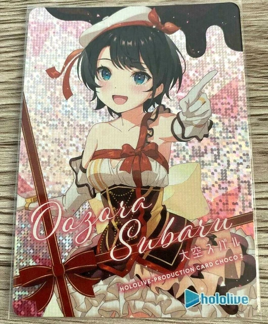 CARTE DE PRODUCTION Hololive chocolat vol.2 carte rare feuille Oozora ...