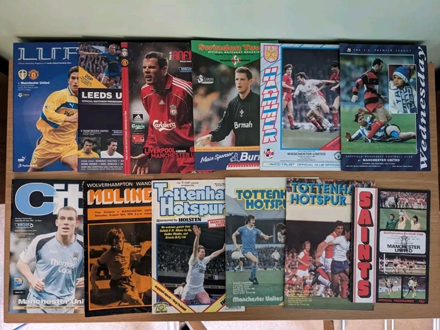 MANCHESTER UNITED X 12 Programmes. £5.91 - PicClick UK
