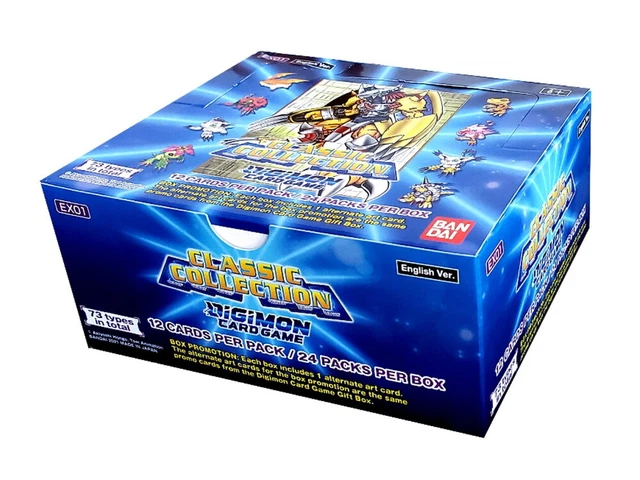 AFFICHAGE BOOSTER BOX Digimon TCG Classic Collection EX-01 - neuf ...