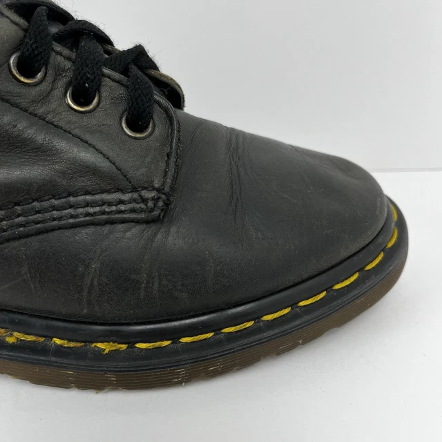 VINTAGE DOC MARTENS 1460 Black Leather Boots Mens Size 4 Made in ...