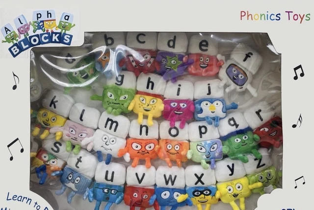 NUMBERBLOCKS 1-15 & foam letters magazines sticker alphablocks birthday ...