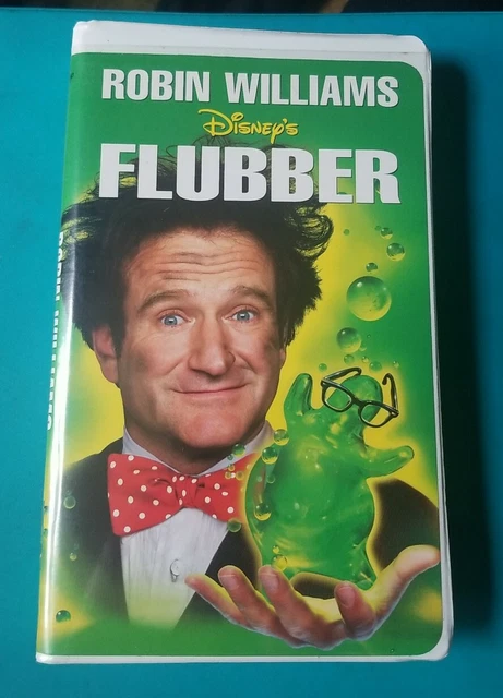 VHS VCR TAPE Clamshell Walt Disney Flubber Robin Williams £5.83 ...