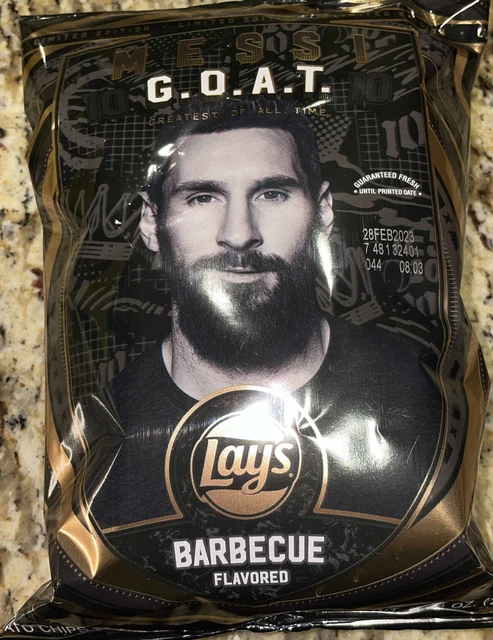 LAYS POTATO CHIP Lionel Messi G.O.A.T. Limited Edition Exclusive Rare ...