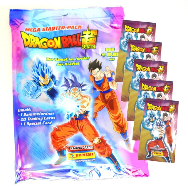 CARTE COLLEZIONABILI PANINI Dragon Ball Super (2022) - 1 Starter + 5 Booster EUR 36,99 - PicClick IT