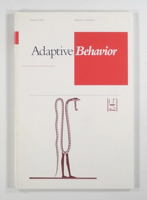 1993 1 Adaptive Behavior Artificial Life Neural Networks Biological Simulation £7 22 Picclick Uk