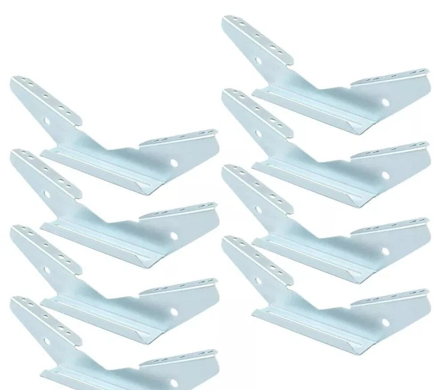 (8) PONTOON V Wing Brackets Bunk Bolster Boat Pontoon Trailer Wing ...