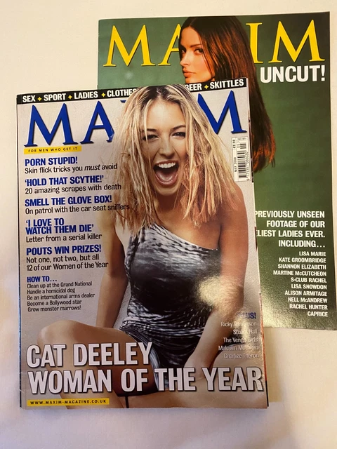 MAXIM MAGAZINE - May 2000 - Cat Deeley + Supplement + 1 Free Maxim ...