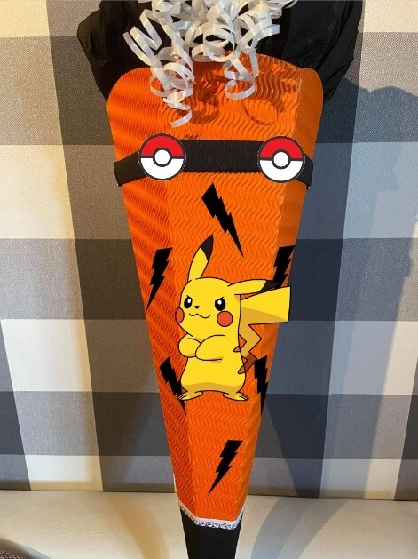 SCHULTÜTE / ZUCKERTÜTE BASTELSET Pokemon Pikachu verschiedene Farben EUR 31,99 - PicClick DE