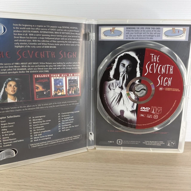THE SEVENTH SIGN (DVD, 1988) Demi Moore - Very Good Condition Region 4 ...