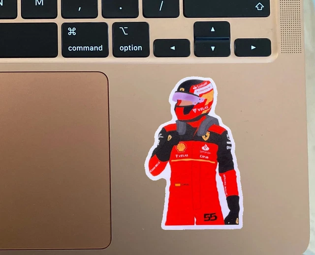 CARLOS SAINZ SCUDERIA Ferrari F1 Formula 1 Driver Sticker $3.49 - PicClick