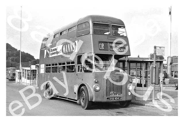 BUS PHOTOGRAPH MIDLAND RED XHA 454 [4454] Dudley '70 £1.60 - PicClick UK