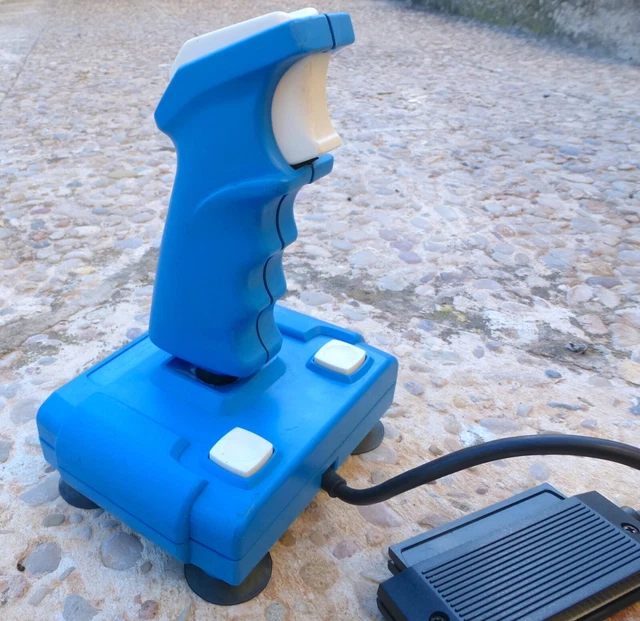 SINCLAIR ZX SPECTRUM. Joystick tipo Quickshot (AZUL) con interface ...