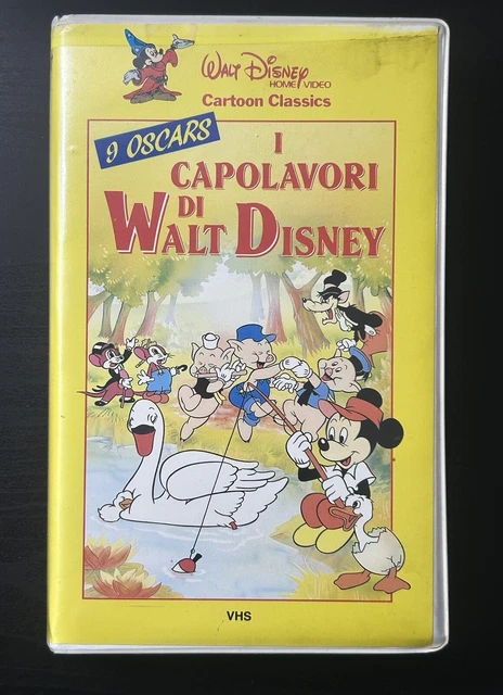 I CAPOLAVORI DI WALT DISNEY - ORIGINALE HOME VIDEO VHS ITA italiano “9 ...