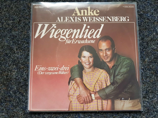 ANKE ENGELKE & Alexis Weissenberg - Wiegenlied für Erwachsene 7'' Single EUR 35,99 - PicClick FR