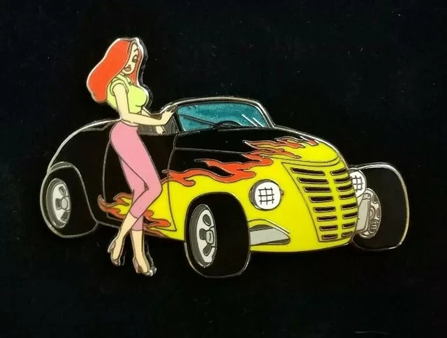 DISNEY JESSICA RABBIT HOT ROD serie auto fiamme personalizzate ...