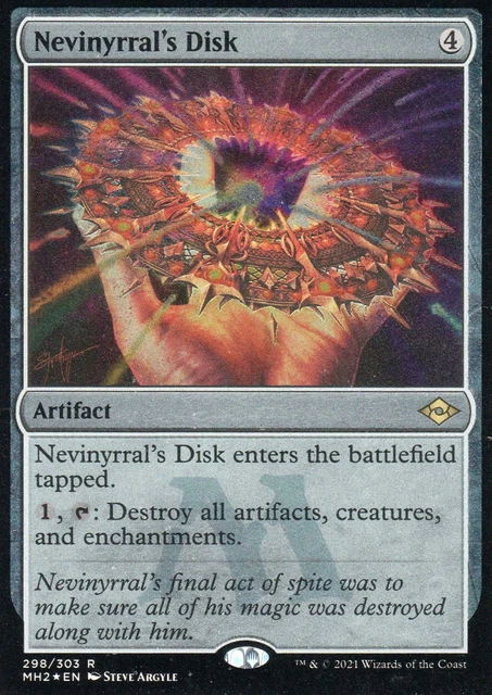 NEVINYRRAL'S DISK FOIL GRAVÉ - Version 2 | Neuf | Modern Horizons 2 ...
