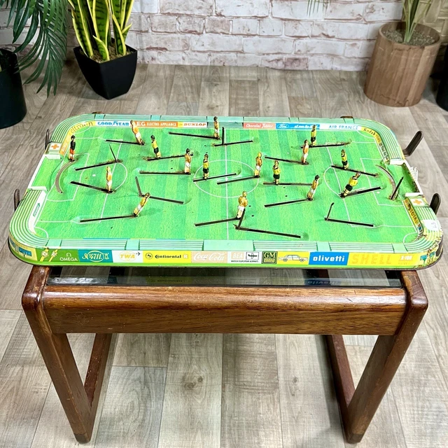 VINTAGE TECHNOFIX EUROPA CUP FOOTBALL TABLE GAME Tin Plate Soccer ...
